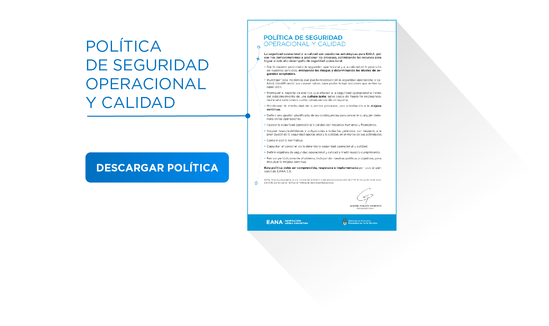 Seguridad Operacional | EANA